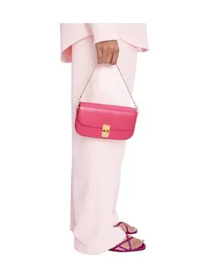 A.p.c. Grace Chain Clutch - Fuchsia