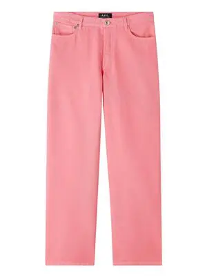 A.p.c. Elisabeth Long Jeans - Pink
