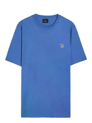 Paul Smith Zebra-patch T-shirt - Blue