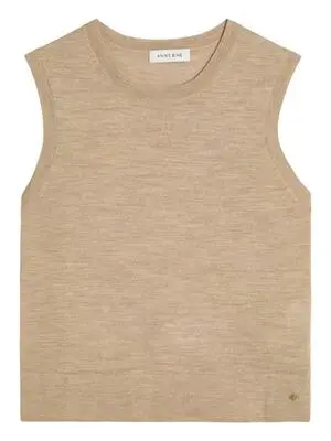 ANINE BING Moni Tank Top - Neutrals