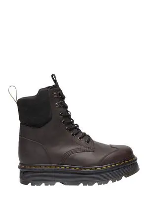 DR. MARTENS Dr. Martens Zebzag 8 Tie Burnish Waxy Lace Up Boot