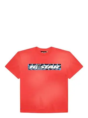 HELLSTAR Box Logo" Graphic T-shirt - Red