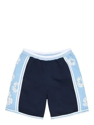 DENIM TEARS Cotton Wreath Olaf Shorts - Blue