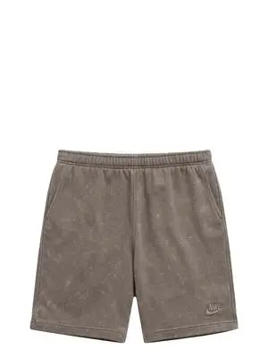 Nike Club Fleece "acid Wash" Shorts - Black