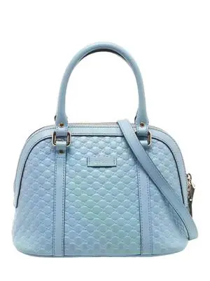 Gucci Microguccissima Dome Handbag - Blue