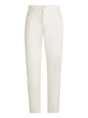 Brunello Cucinelli Five-pocket Comfort Denim Trousers - Blue