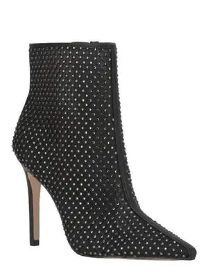 Jessica Simpson Pazra Studded Pointed Toe Stiletto Ankle Boot - Black