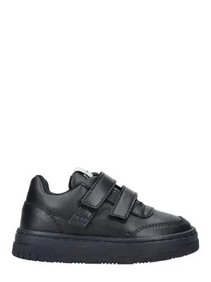 Giorgio Armani Leather Velcro Sneakers - Navy