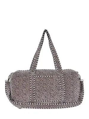 CYC Velvet Leopard Weekender Bag - Grey