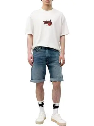 Hugo Graphic-print T-shirt - Neutrals