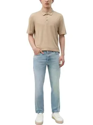 Hugo Logo-patch Polo Shirt - Neutrals