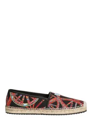 Dolce & Gabbana Carretto-print Canvas Espadrilles - Multicolor