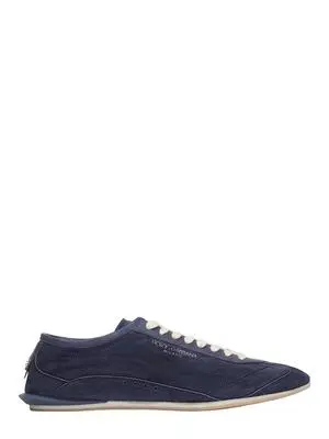 Dolce & Gabbana Calfskin Gimondi Plus Sneakers - Blue