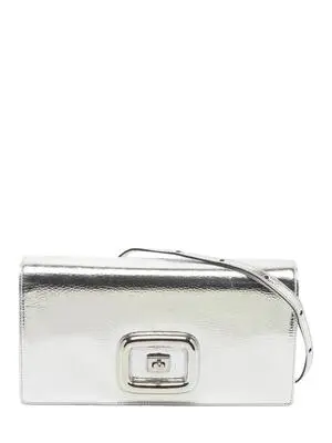 ROGER VIVIER Viv Choc Shoulder Bag - Silver