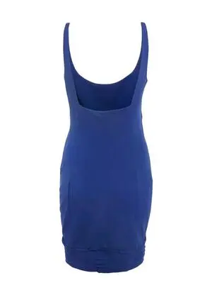 Diane Von Furstenberg Scoop Neck Mini Dress - Blue