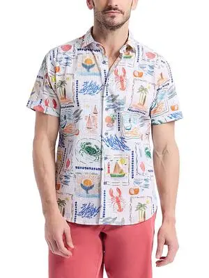 Robert Graham Isla Vista Short Sleeve Woven Shirt - Multi
