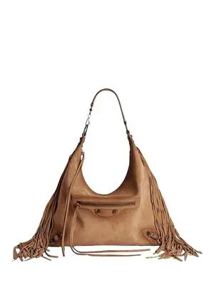 Balenciaga Le City Hobo Bag Medium - Camel