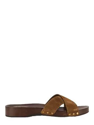 Paige Inez Clog Sandal - Brown