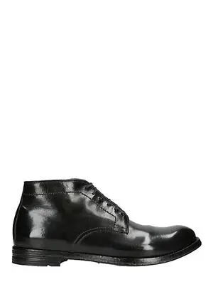Officine Creative Leather Lace-up Chukka Boots - Black