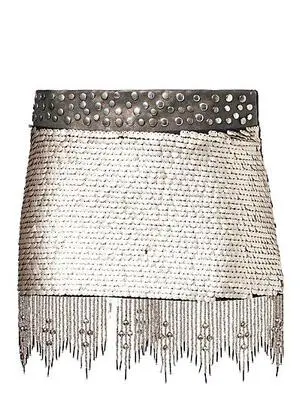 JADED LONDON Sequin Beaded Mini Skirt - Multi