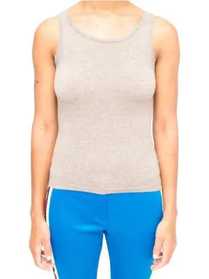 Lela Rose Crew Neck Vest - Grey