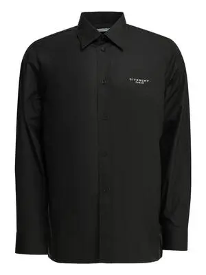 GIVENCHY Givenchy Logo Embroidered Long-Sleeved Shirt