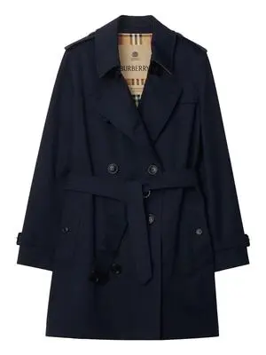 Burberry Kensington Heritage Trench Coat - Navy