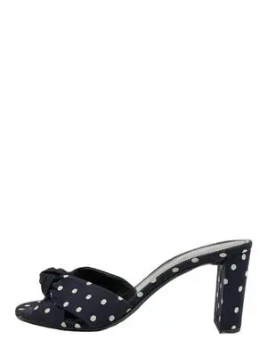 Saint Laurent Bianca Heeled Sandals - Blue