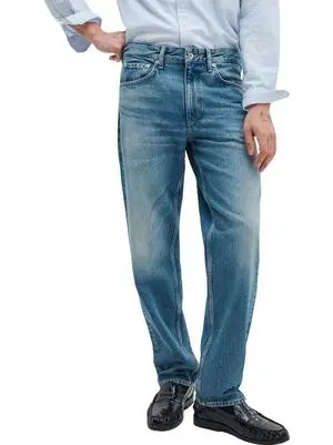 Rag & Bone Rag & Bone Authentic Rigid Straight Leg Jeans Knox