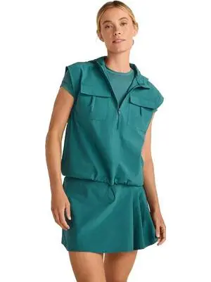 HAVEN WELL WITHIN Haven Well Within Hooded Zip Up Vest Oasis