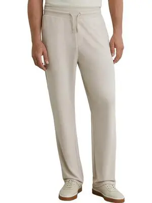 REISS Lennox Relaxed Fit Trousers - Light Stone