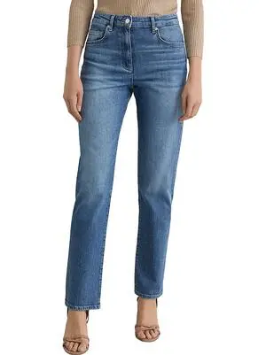 REISS Reiss Aubrey High Rise Slim Straight Jeans
