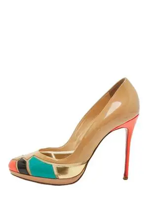 CHRISTIAN LOUBOUTIN Astrogirl Geometric Pumps - Neutrals