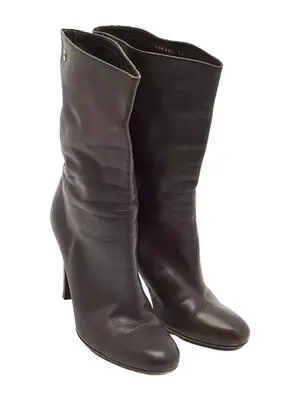 Gucci Leather Ankle Boots - Brown