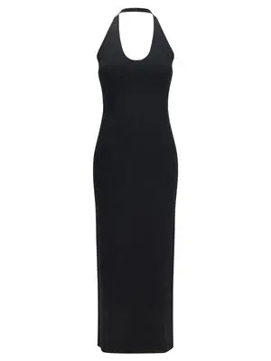 TOTEME Halter-neck Knit Dress - Black