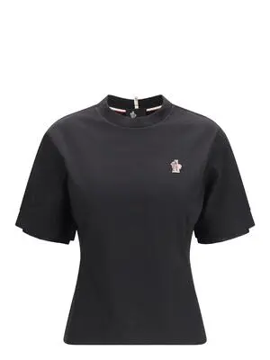 Moncler Cotton T-shirt - Black