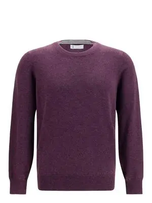 Brunello Cucinelli Cashmere Crew Neck Sweater - Purple