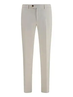 Brunello Cucinelli Cotton Dyed Pants - White
