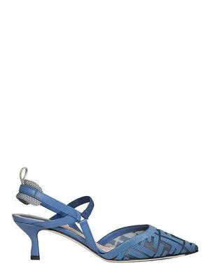 Fendi Colibrì Lite Slingback Pumps - Multicolor