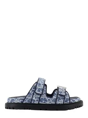 Dior Riviera Denim Sandals - Blue