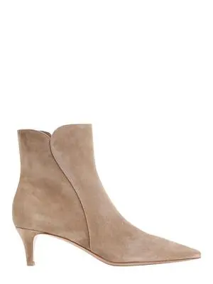 GIANVITO ROSSI Suede Levy Ankle Boots - Multicolor