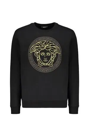 Versace Medusa Crewneck Sweatshirt - Black