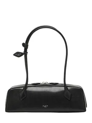 Alaïa Teckel Bag In Smooth Leather - Black