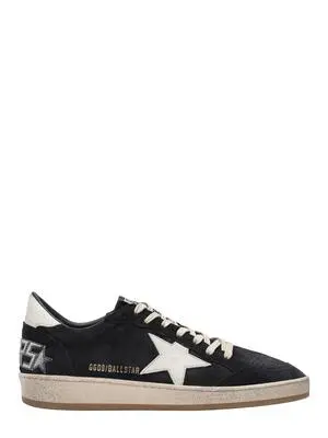GOLDEN GOOSE Golden Goose Ball Star Suede And Leather Sneakers Blue