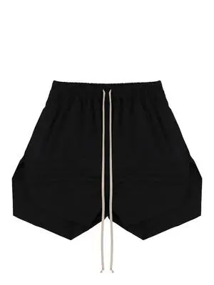 Rick Owens Cotton Shorts - Black