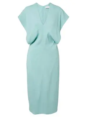 Stella McCartney Draped Midi Dress - Blue