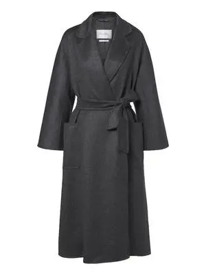 Max Mara Cashmere Wrap Coat - Grey