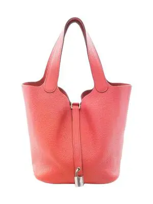 Hermès Picotin Lock Mm Handbag - Red