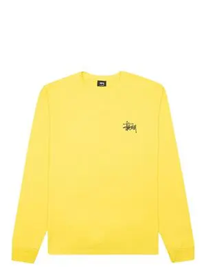 StÜssy Long Sleeve Tee - Yellow