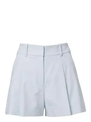 Veronica Beard Craig Cotton-blend Twill Shorts - Blue